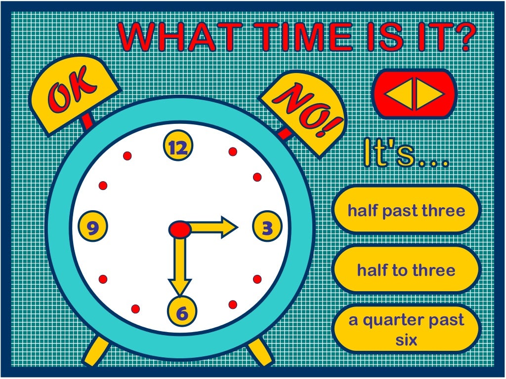 TELLING THE TIME PPT GAME TELLING THE TIME PPT GAME