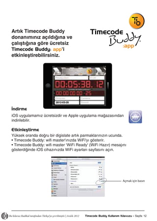Time code buddy tr | PDF