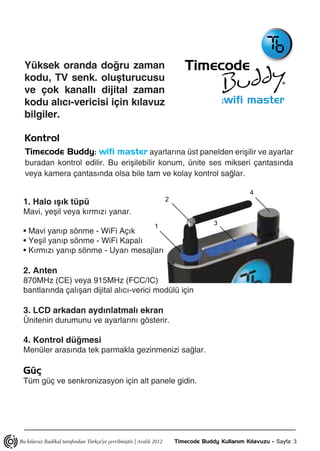 Time code buddy tr | PDF