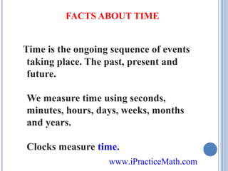 Time in the clock | PPT
