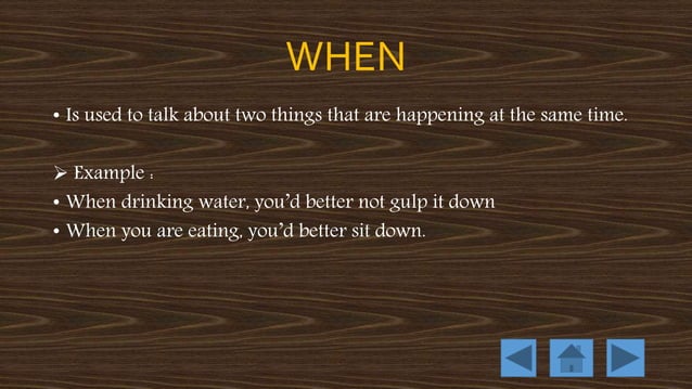 Time Conjunction | PPTX