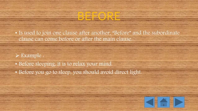 Time Conjunction | PPTX