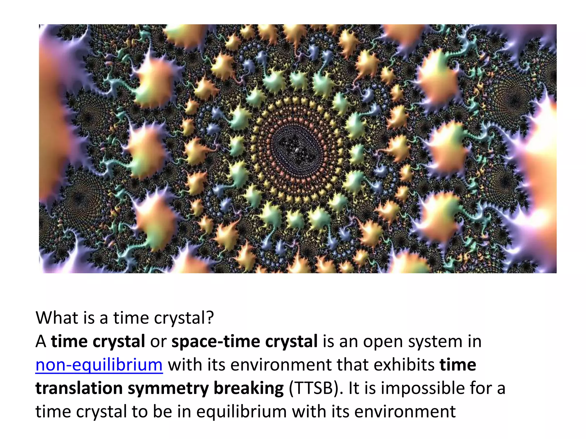 Time crystals | PPTX