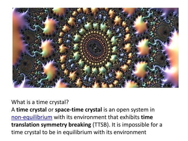Time crystals | PPT