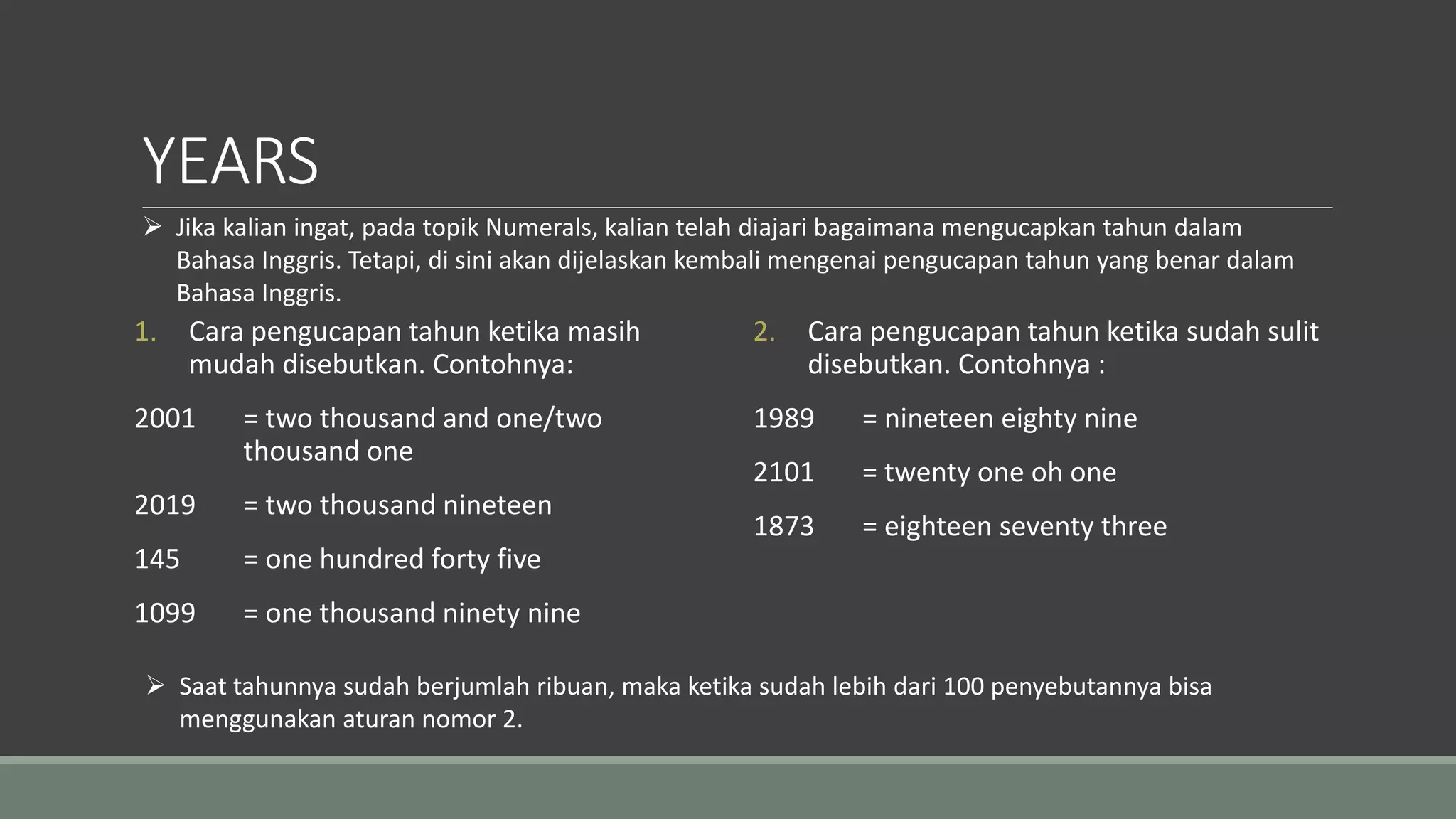 Time, days, months, dates, and years (ppt) | PPTX