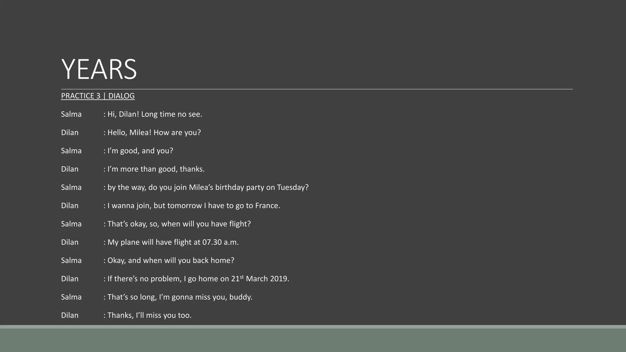 Time, days, months, dates, and years (ppt) | PPTX