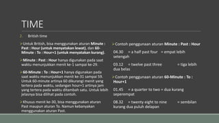Time, days, months, dates, and years (ppt) | PPTX