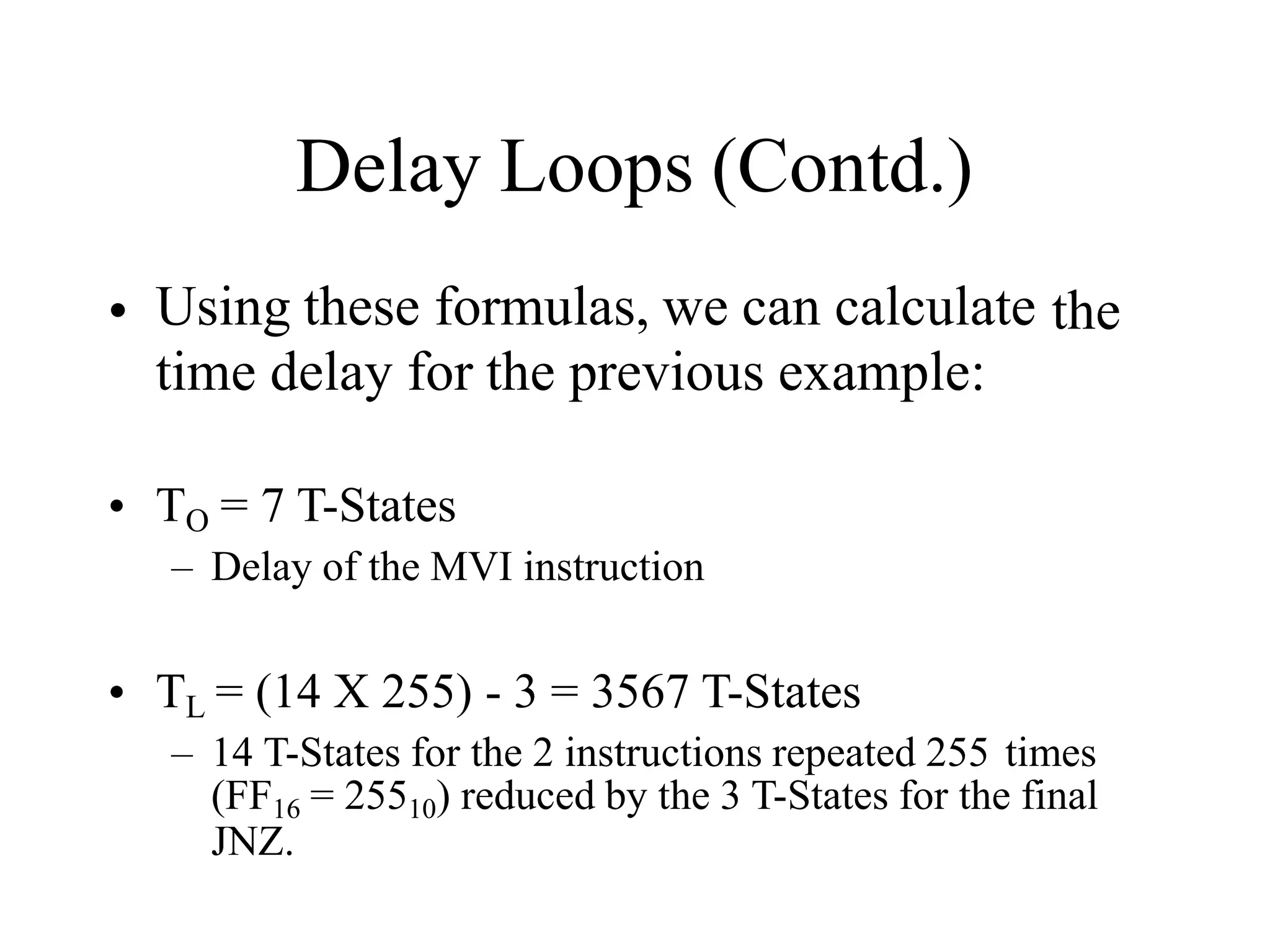 Time delays & counter.ppt