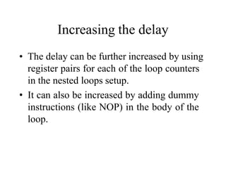 Time delays & counter.ppt