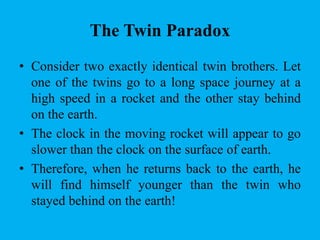 Time dilation | PPTX