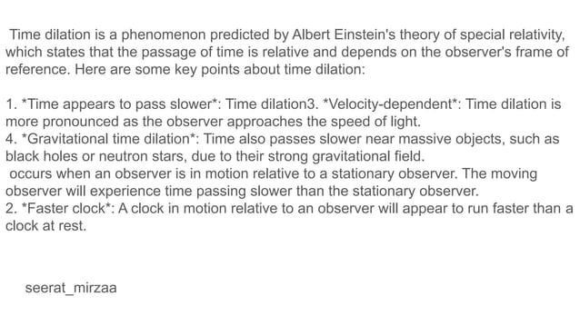 Time Dilation modern physics by seeratmirza.pdf