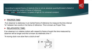 Powerpoint presentation for albert einsteins topic of time dilation.pptx