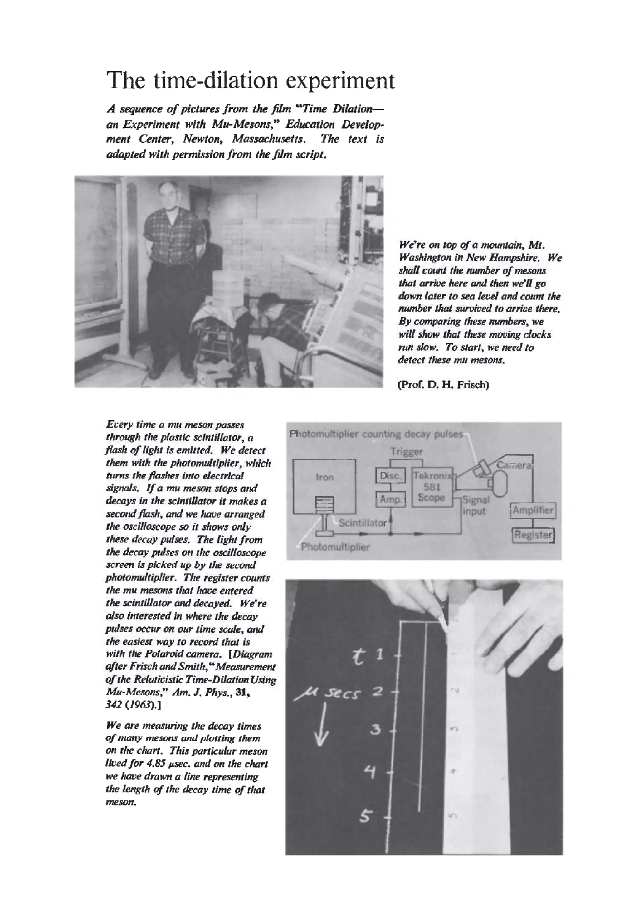 Time dilation mu meson | PDF