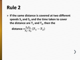 Time & distance | PPSX