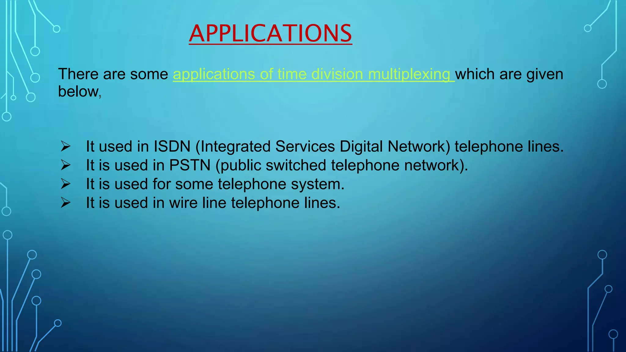 Time division multiple access | PPTX | Computer Networking | Computing