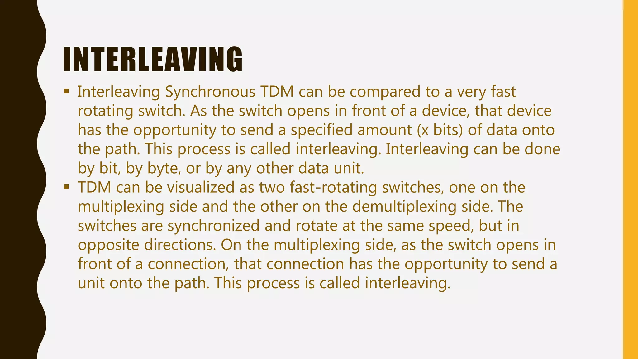 Time Division Multiplexing | PPTX