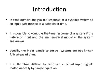 Time domain analysis | PDF