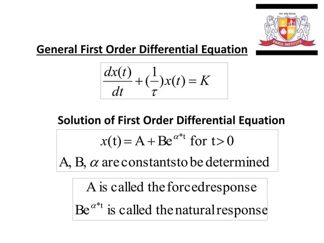 Time domain response in rc & rl circuits | PPTX