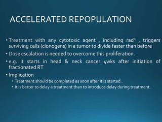 Time, dose & fractionation, | PPTX