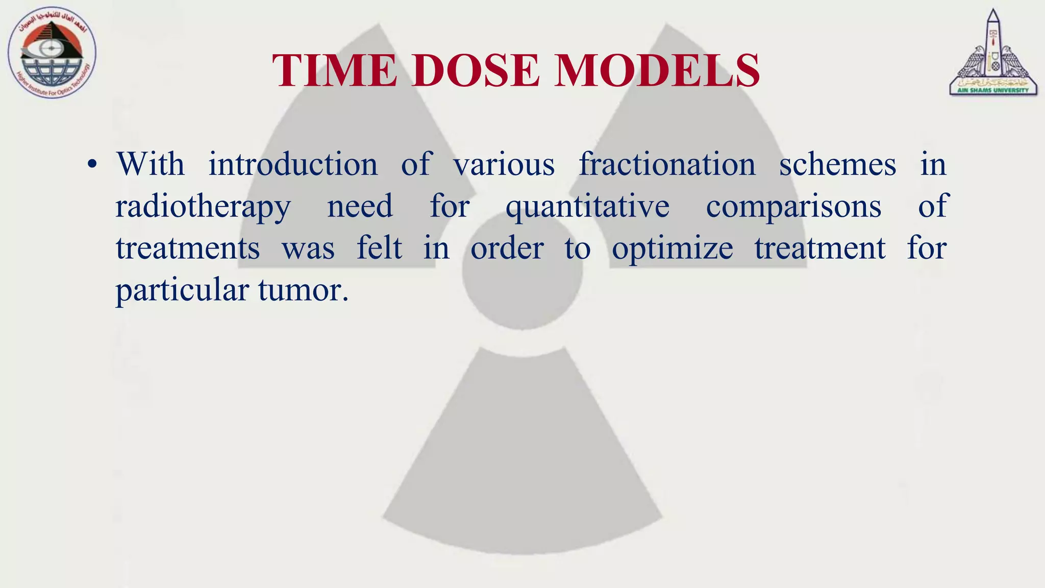 Time dose & fractionation relationship | PDF