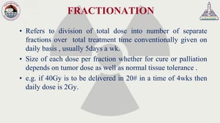 Time dose & fractionation relationship | PDF