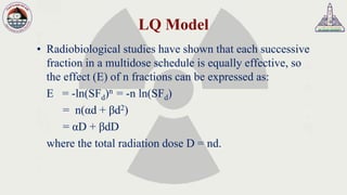 Time dose & fractionation relationship | PDF
