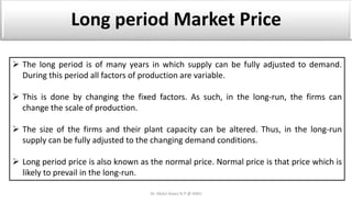 Role of Time Element in Price Determination | PDF