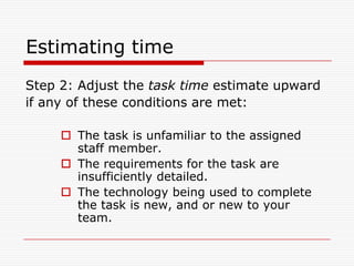 Basic Time Estimation | PPT