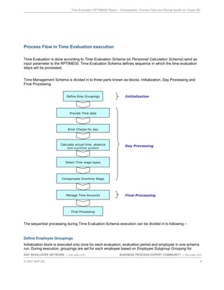 Time evaluation rptime00 report | PDF