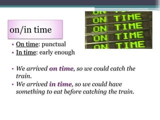 Time expresions na2 unit 2 b | PPTX