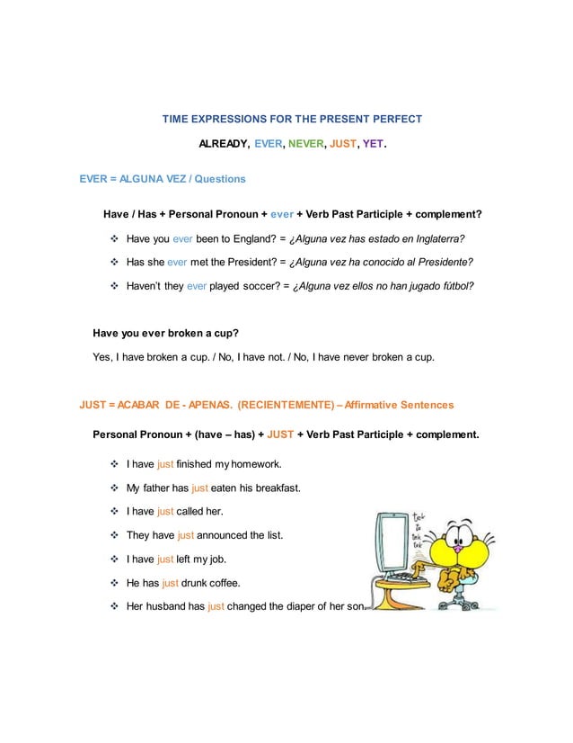 Time Expressions - Present Perfect.docx