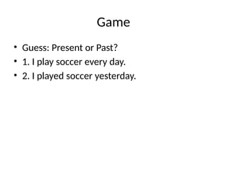 Mastering Time Expressions: Simple Present and Simple Past Tenses ...