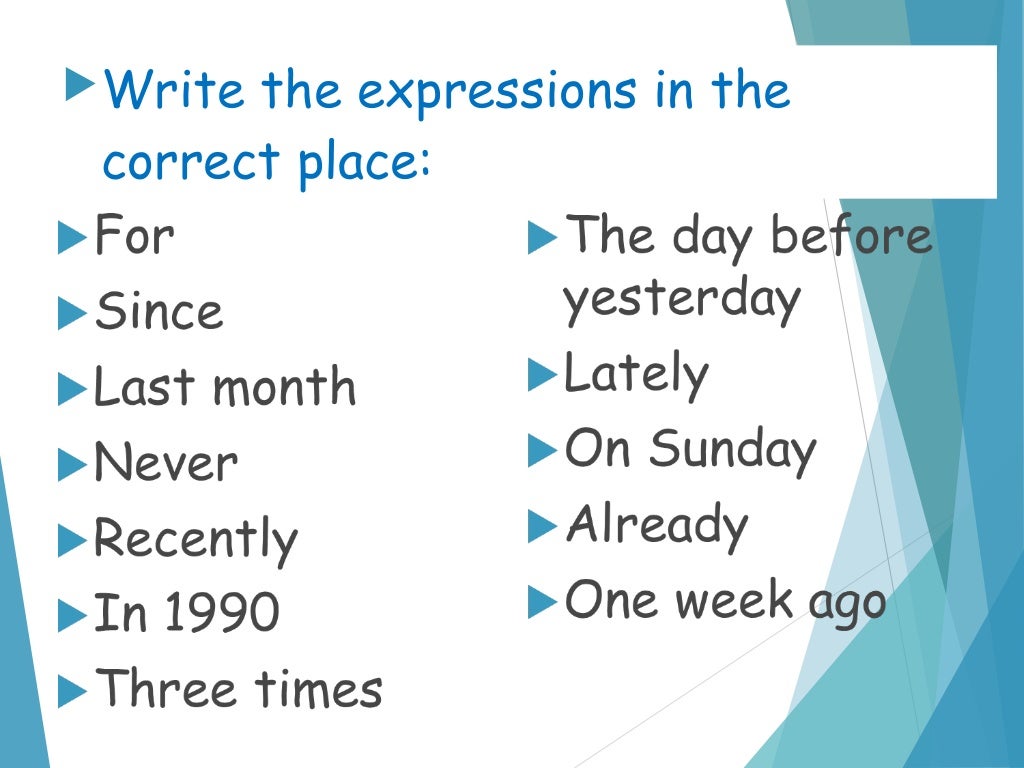 Time Expressions Present Perfect Past Simple Exercises 5 time-expressions-present-perfect-past-simple-exercises-5