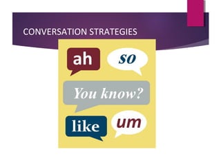 Conversation strategies | PPT