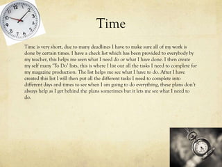 Time finished | PPTX