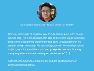 Timefly iOS App Development Presentation | PDF