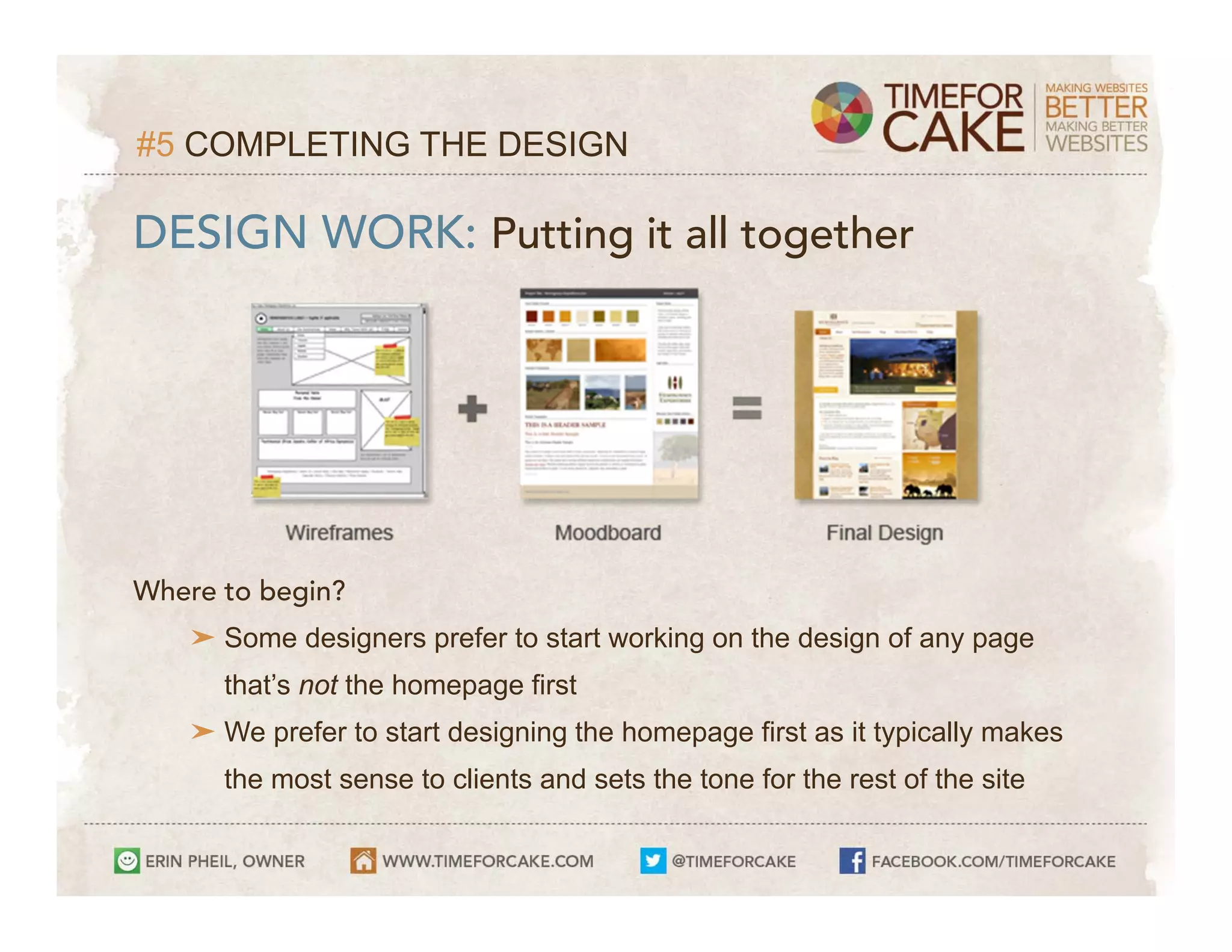 Simple Web Design Case Study (Website Design Process Walkthrough) | PDF