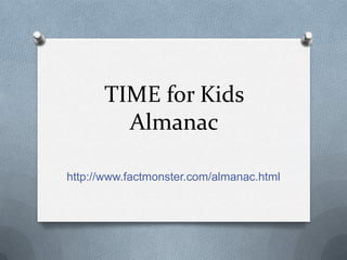 TIME for Kids Almanac | PPTX | Technology & Computing