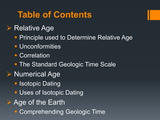 The relation between Time & Geology | PPT