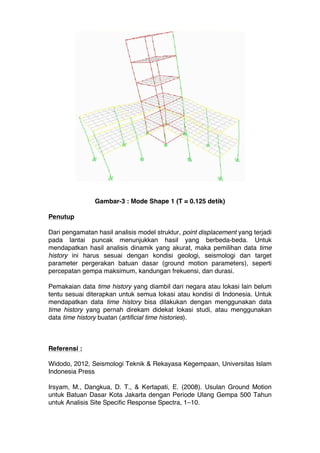 Time history analysis | PDF