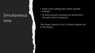 Time in cinema | PPTX