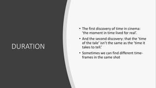 Time in cinema | PPTX