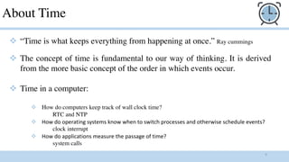 Time in distributed systmes | PDF