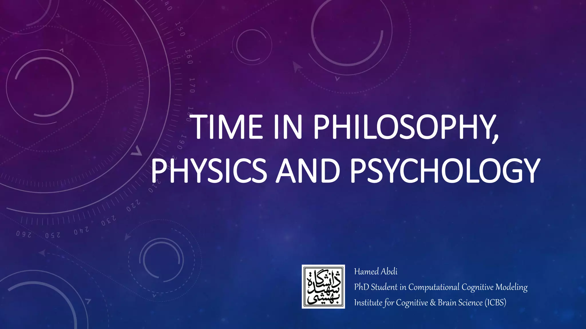 Time in philosophy, physics and psychology | PDF