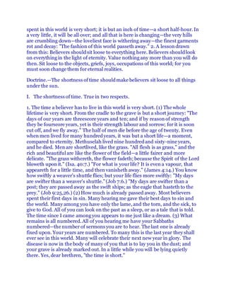 Time is short | DOCX