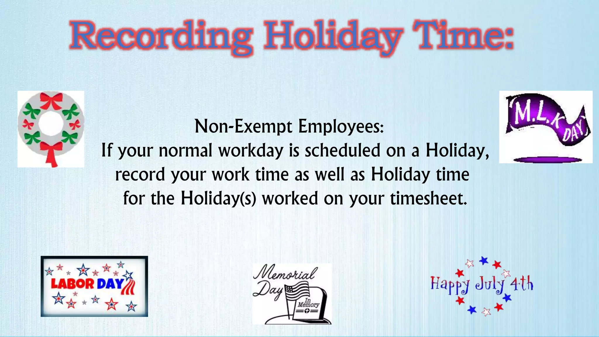 Time keeping policy | PPTX