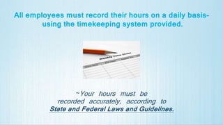 Time keeping policy | PPTX