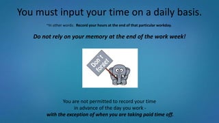 Time keeping policy | PPTX
