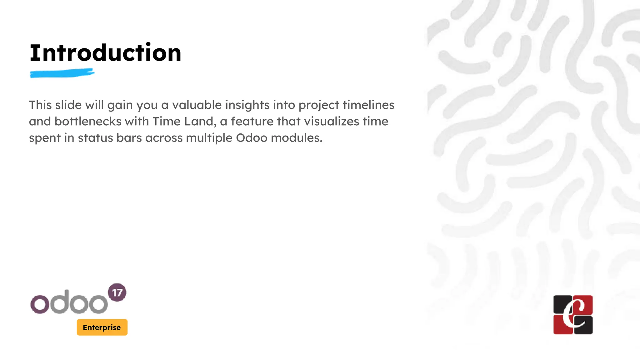 Time Land in Status Bar Odoo 17 | PPTX