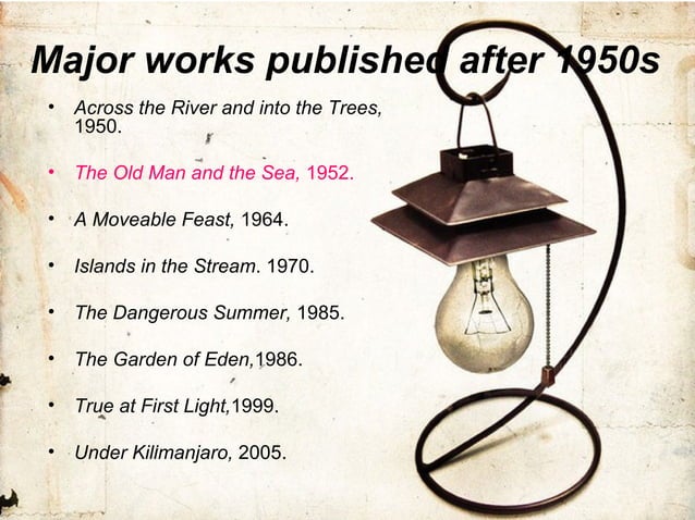 Timeless Hemingway | PPT